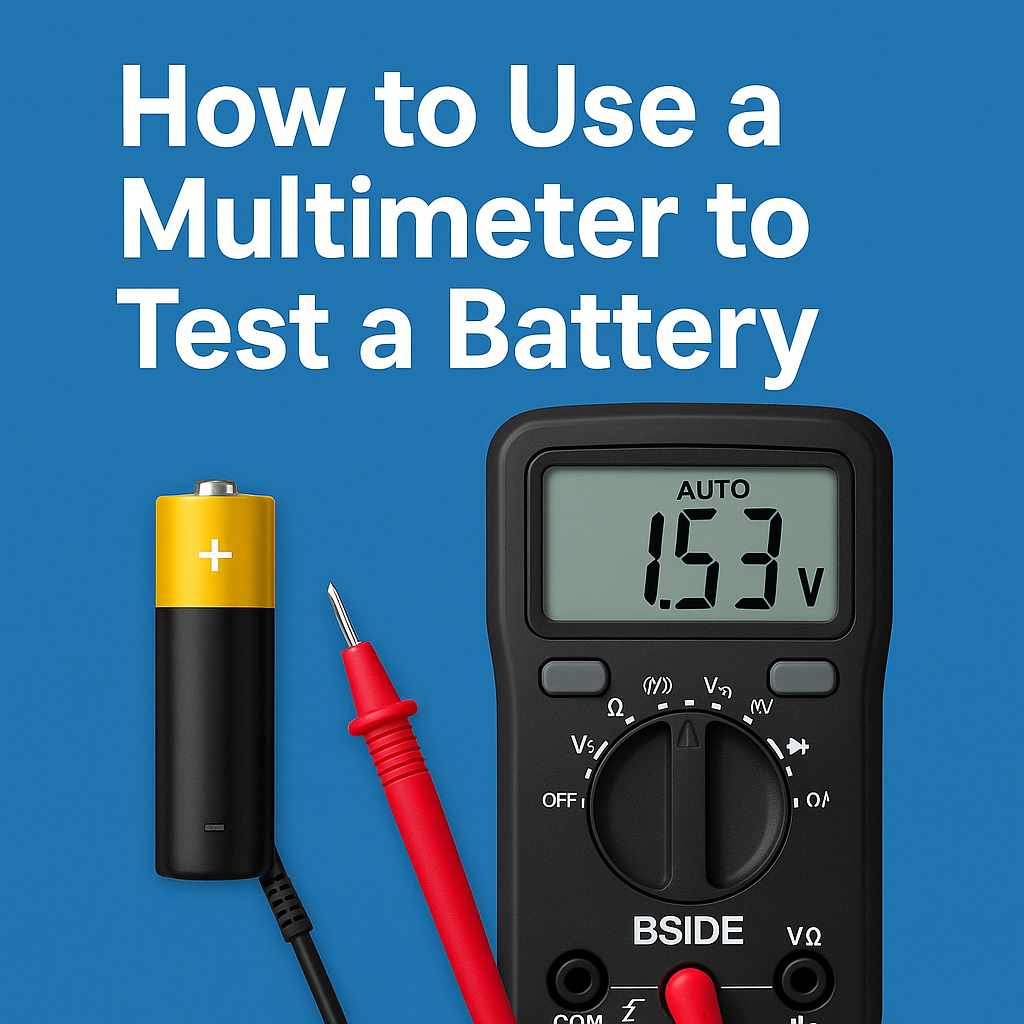 How to Use a Multimeter to Test a Battery? – BsideMeter