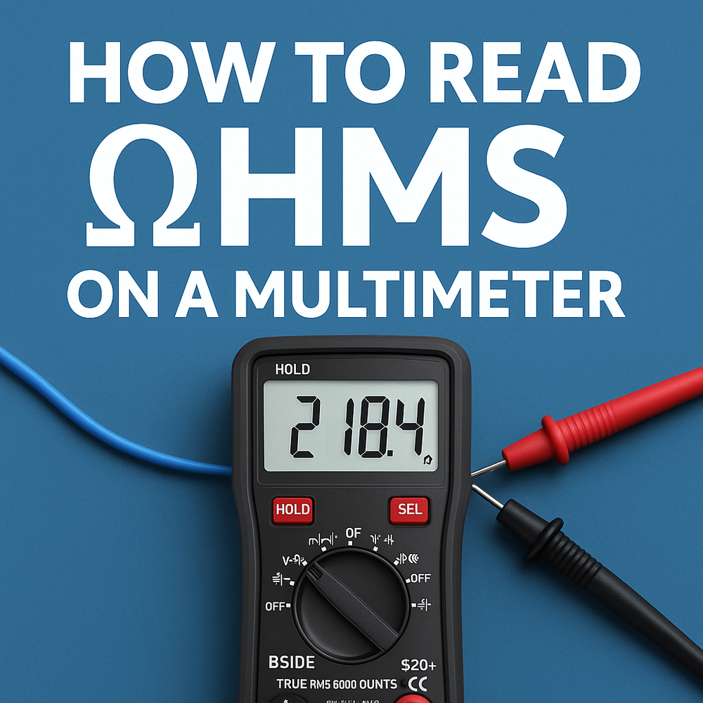 How to Read Ohms on a Multimeter – BsideMeter