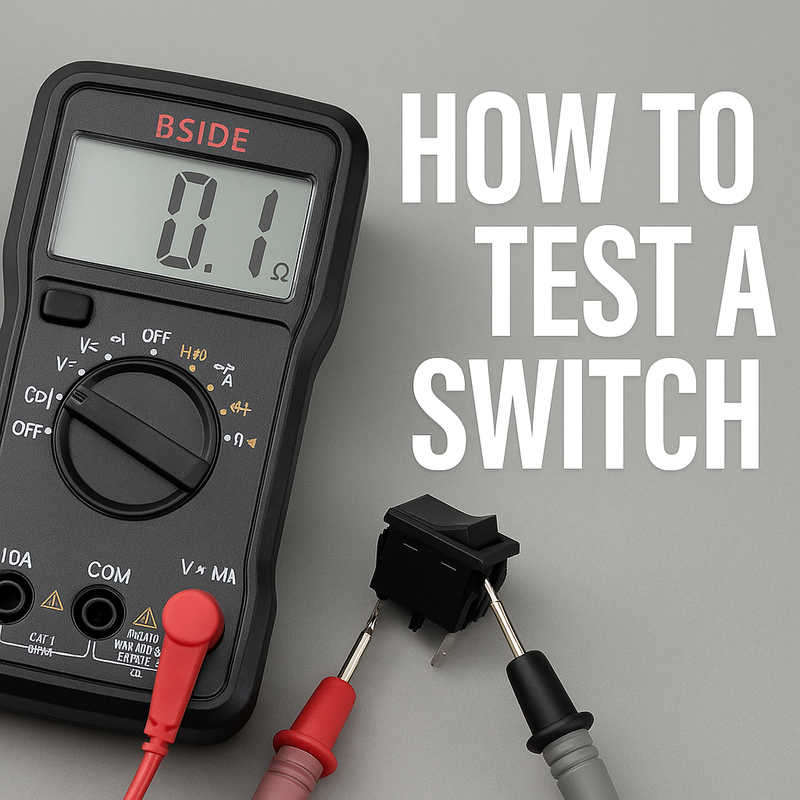 How to Test a Switch with a Multimeter – BsideMeter