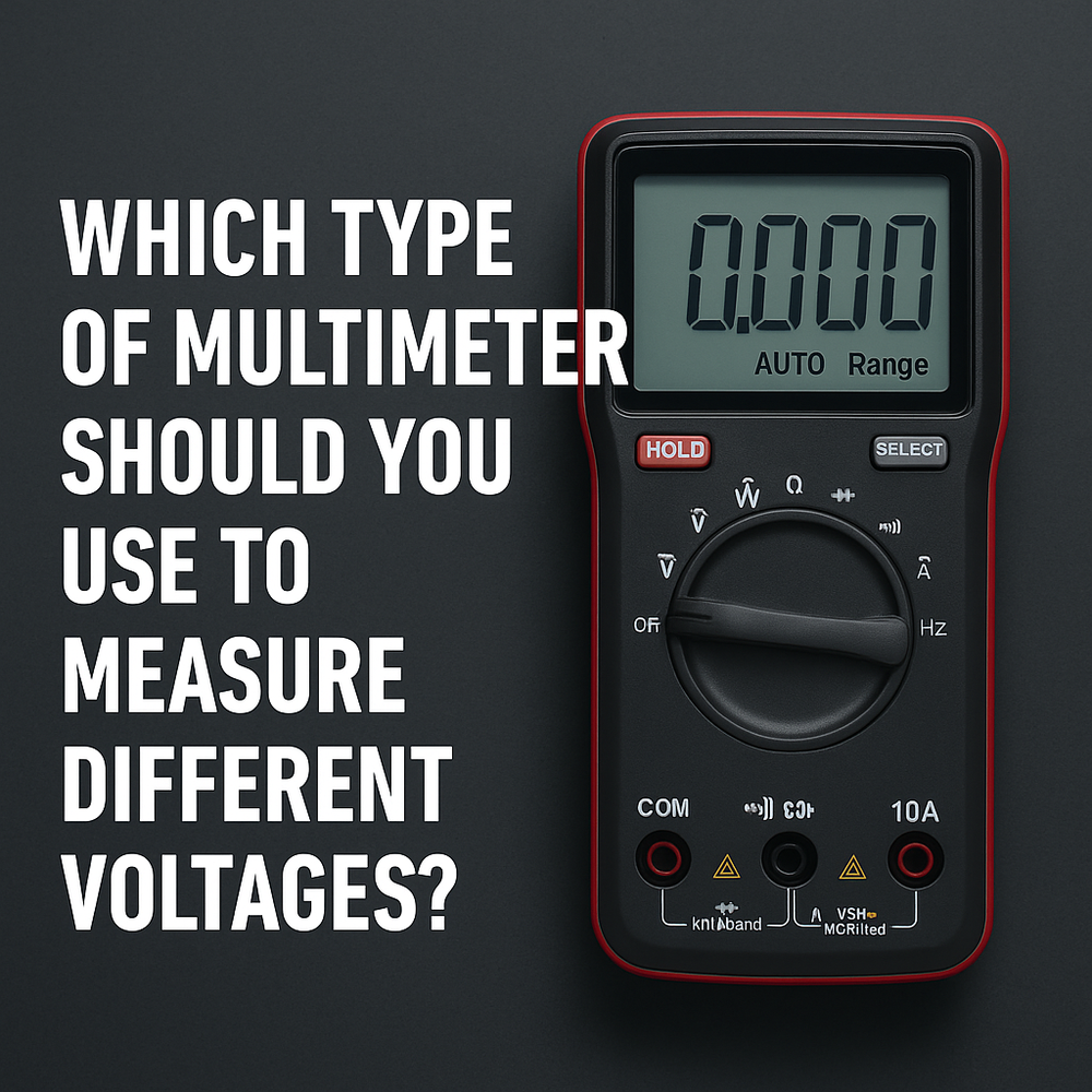 Which Type of Multimeter Should You Use to Measure Different Voltages ...